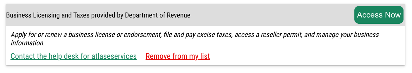 Washington Excise Tax - Changing to Inactive Status